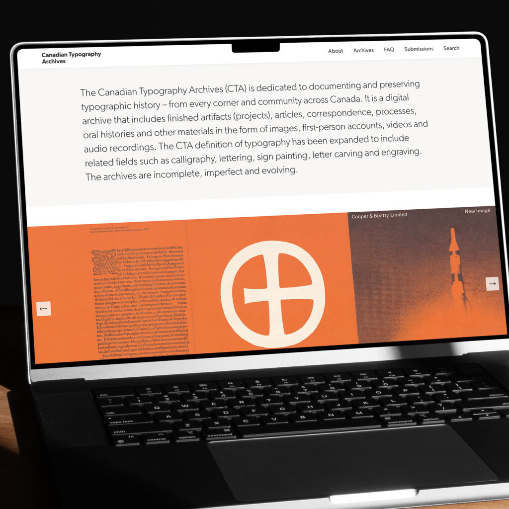 Canadian Typography Archives Launched - DesCan